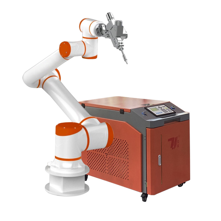 Cobot Laser Welding Machine Cell with Turntable 2000W for 360-Degree 3D ...
